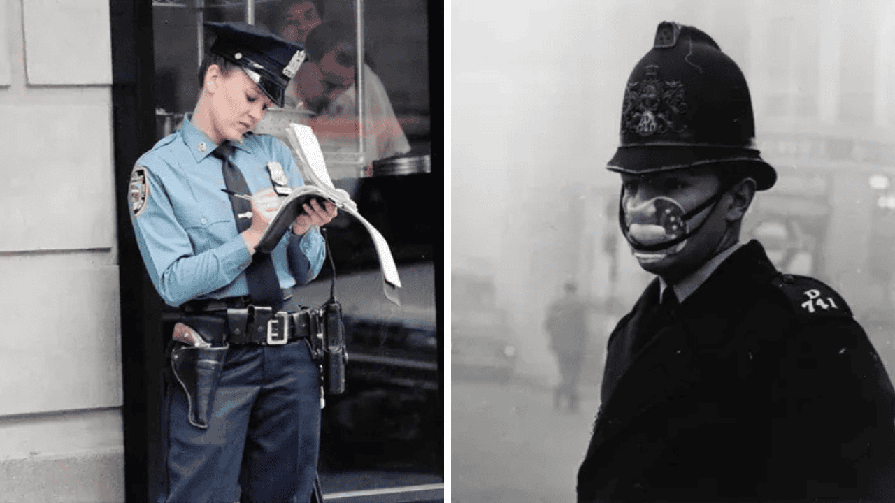 30 Historical Photos of the Police in Action