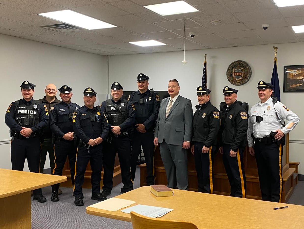 New Police Chief Takes Oath In Lower Makefield