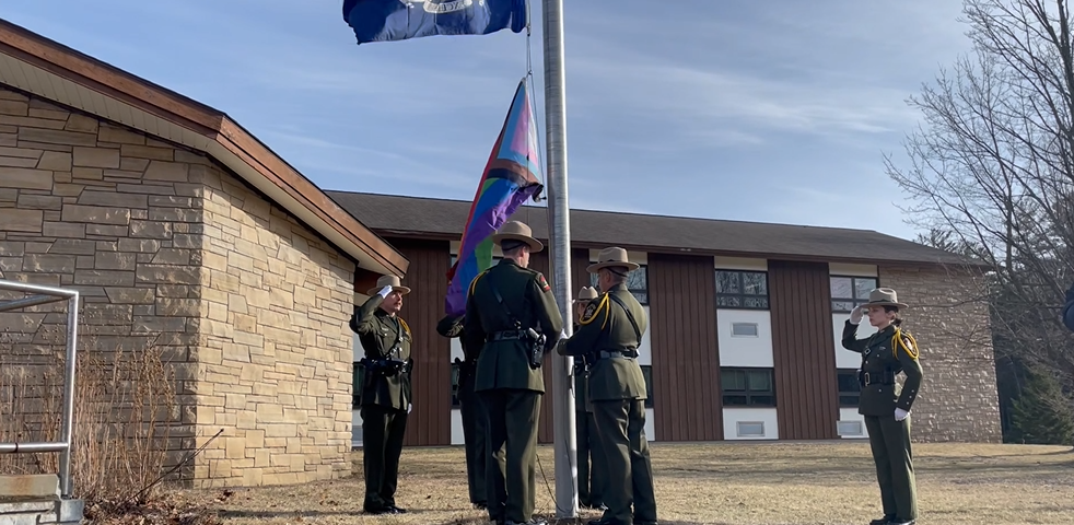 Trans pride flag raised in honor of New York forest ranger
