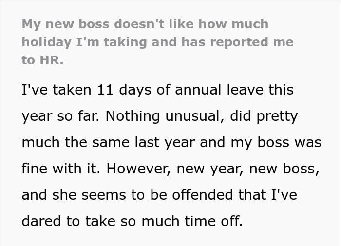 American Boss In Europe Reports Employee For Taking Too Much Time Off, Doesn't Understand Local ...