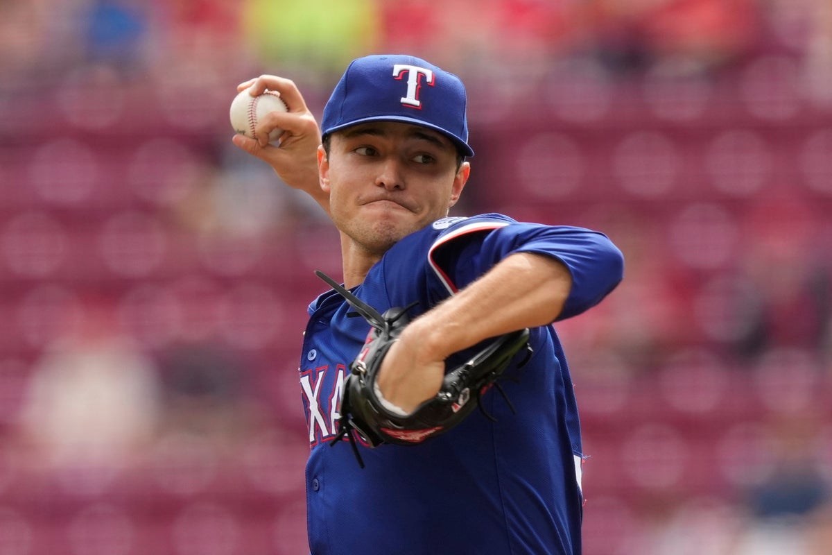 Jack Leiter maniata a Rojos en la 2da victoria consecutiva 1-0 de Rangers