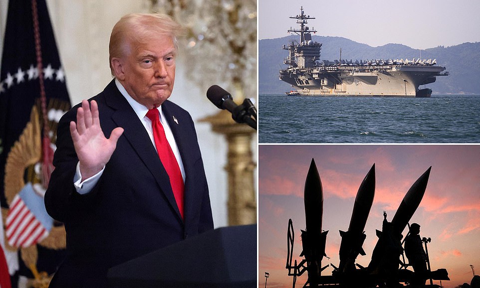Trump sends another aircraft carrier to the Middle East