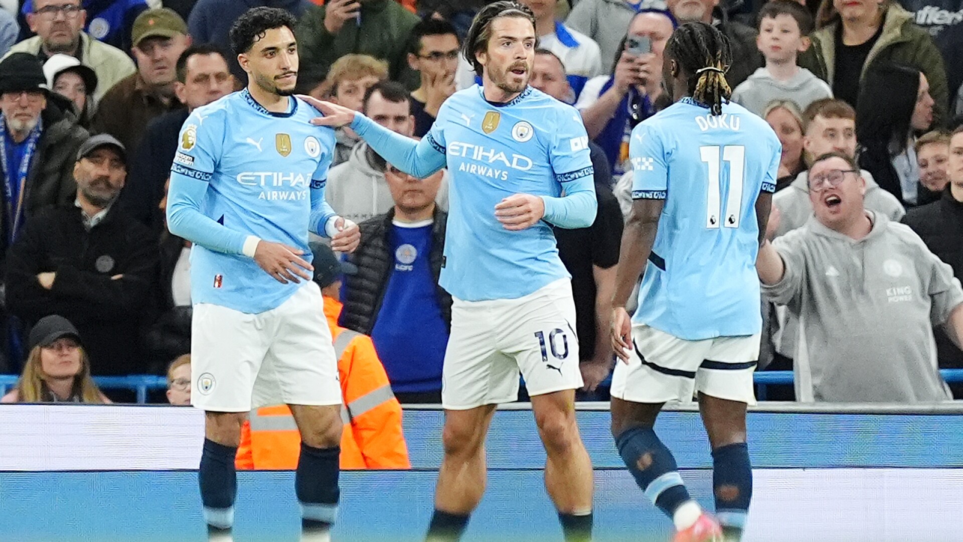 Manchester City 2-0 Leicester: Grealish, Marmoush goals more than enough