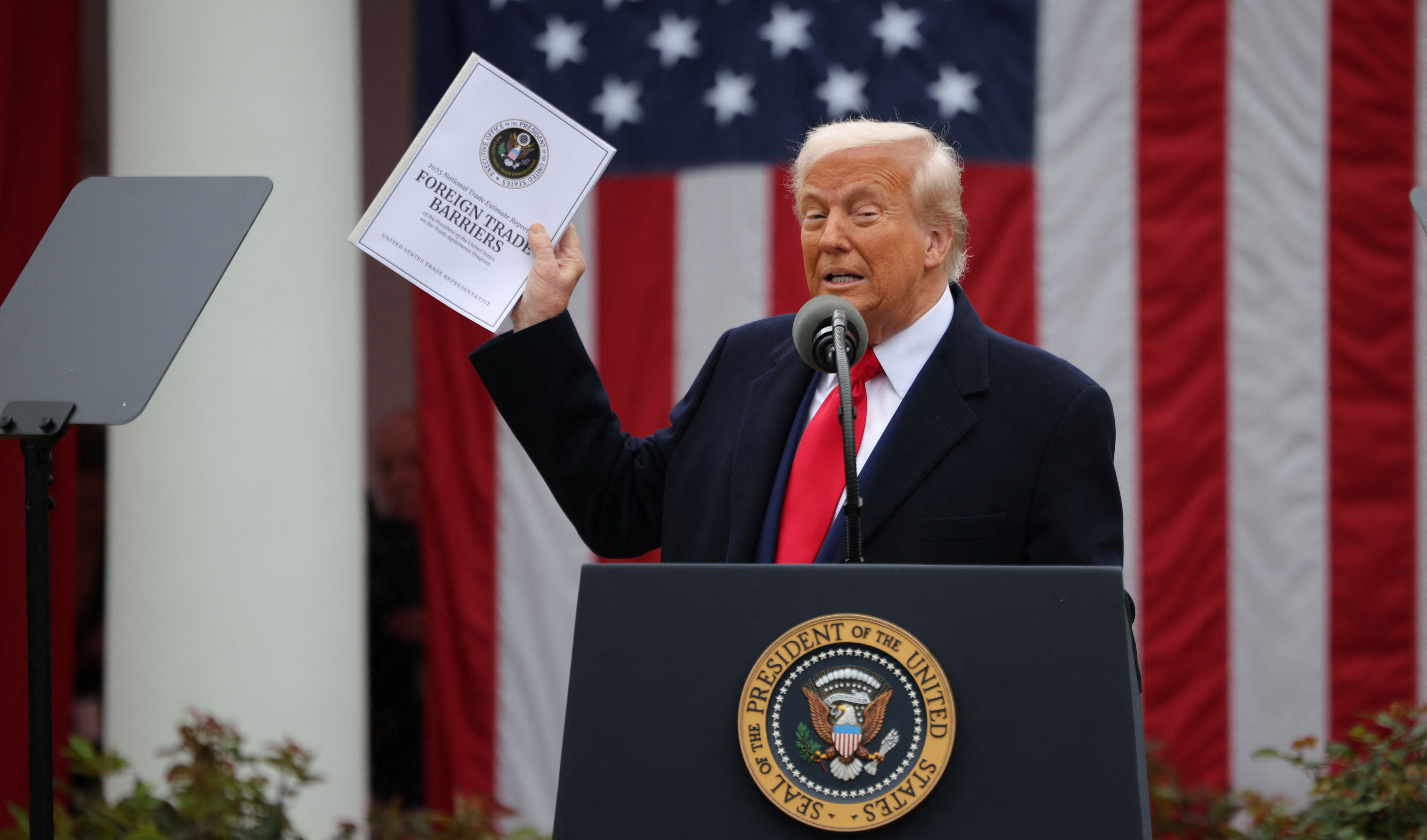 Trump tariffs latest: US President hits UK with 10% import tax as he ...