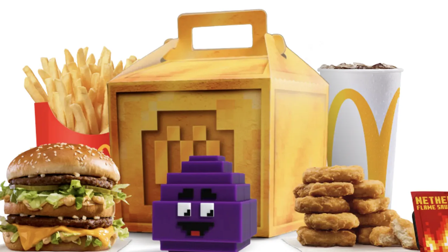 McDonald's lanceert speciale Minecraft-meals