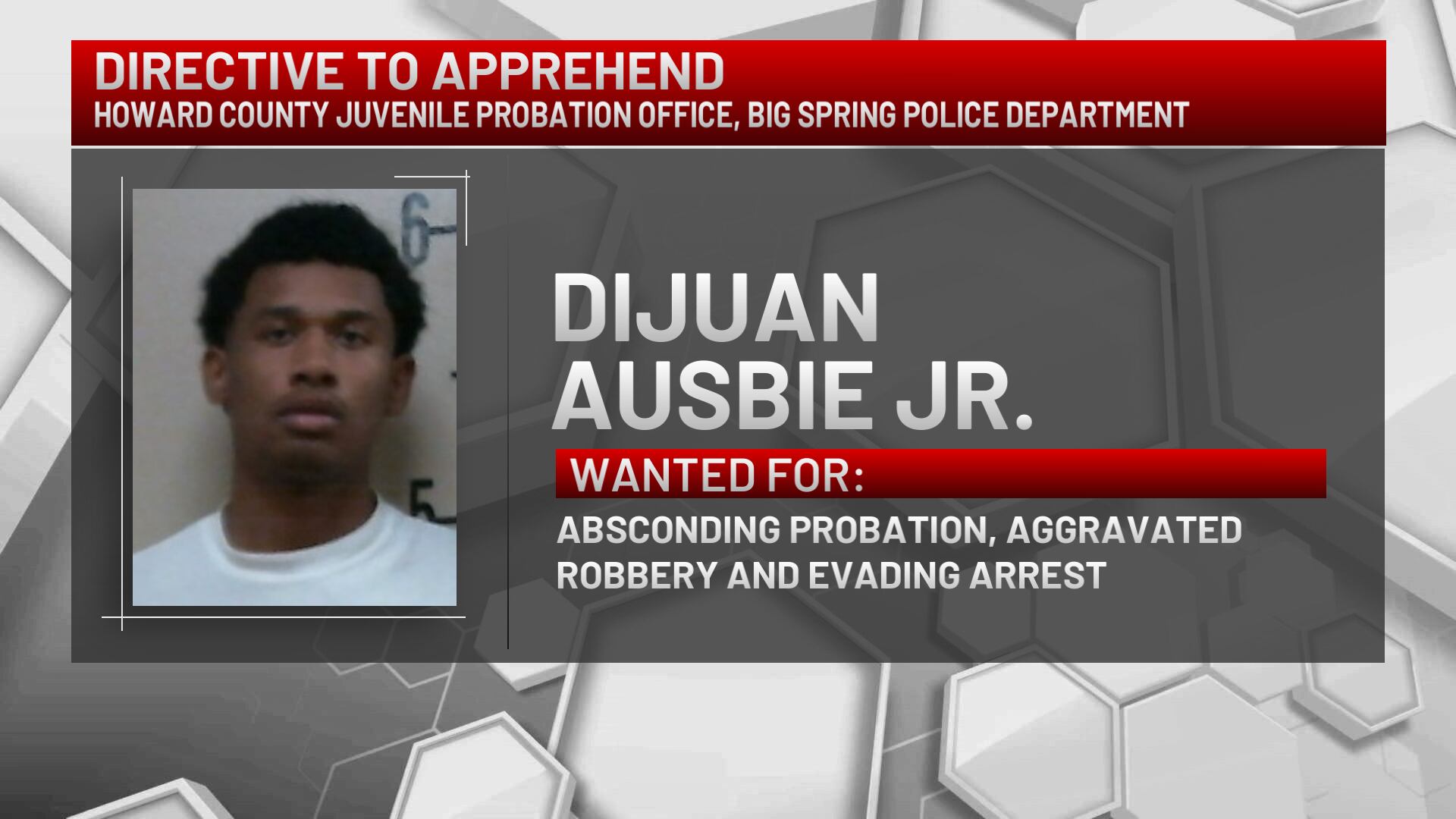 Big Spring PD release name, picture, of 16-year-old suspect in ...