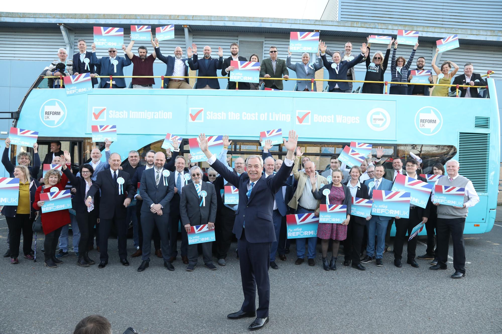 Nigel Farage tells Reform UK rally in Kettering Leisure Village ...