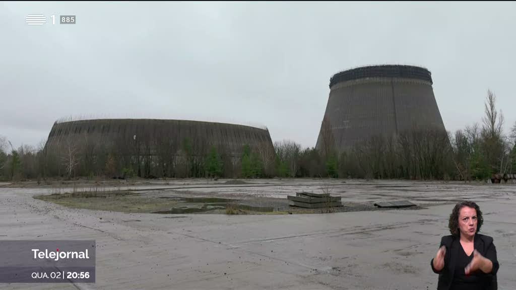 Chernobyl em risco. Reportagem da RTP na central nuclear ucraniana