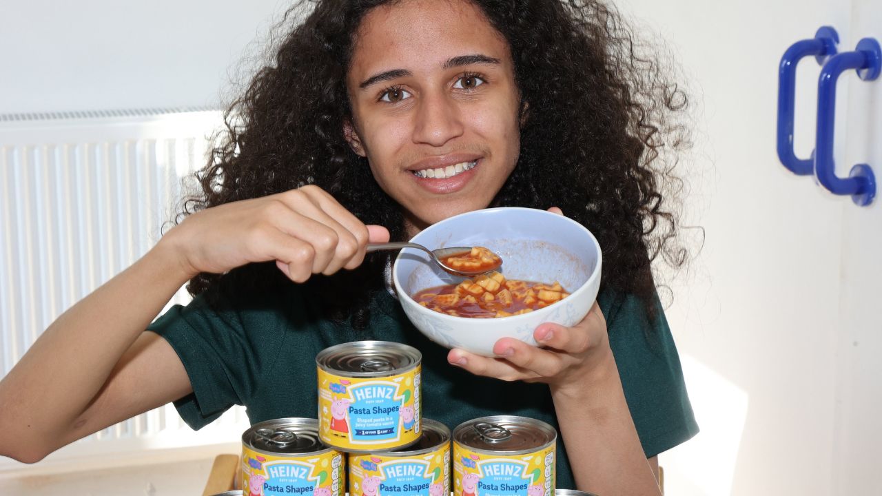 Teen only ate Heinz Peppa Pig pasta shapes for 12 years
