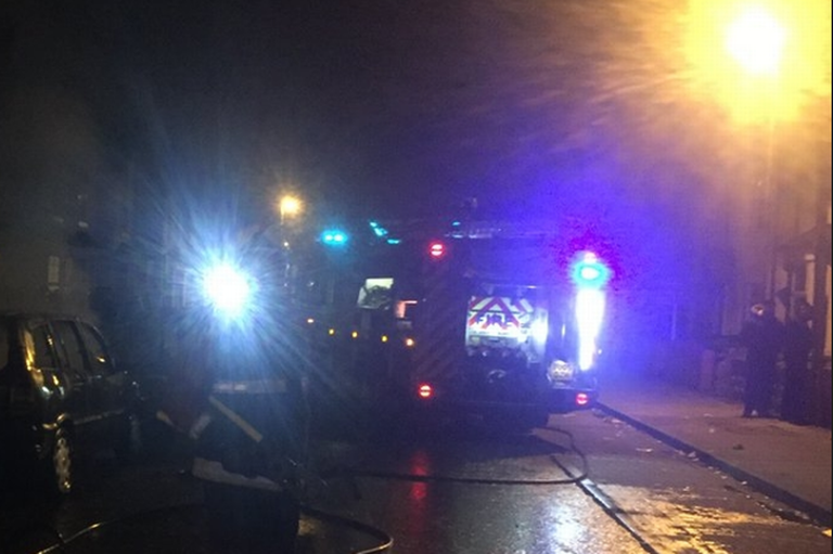 Firefighters tackle big fire in North Staffordshire