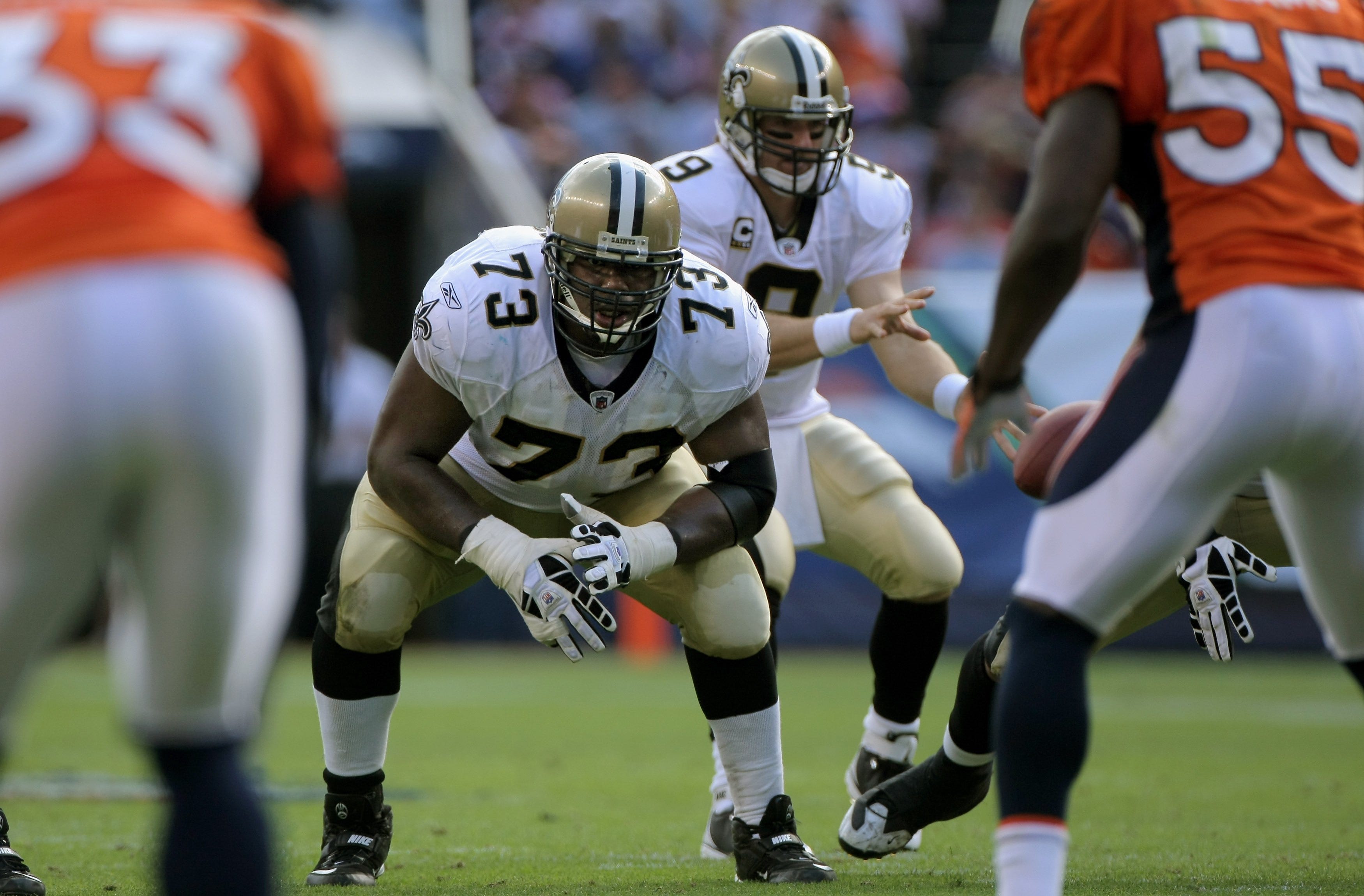 Watch: Saints great Roman Harper interviews his old teammate Jahri Evans