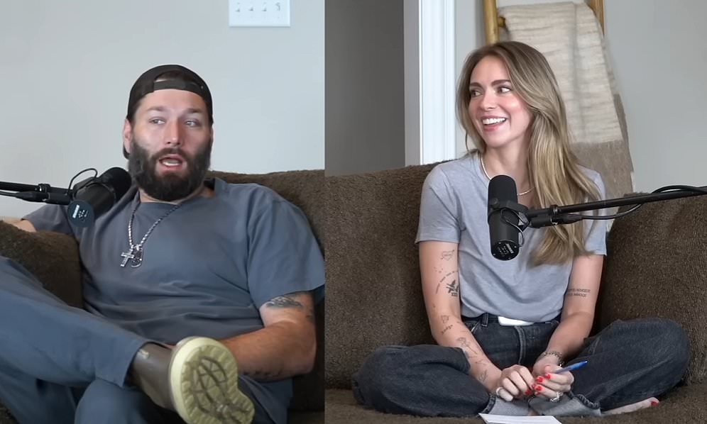 Baseball player makes shocking announcement on his wife's podcast