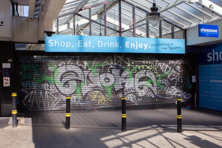 Oasis Market and Priory Square gone forever - 10 photos of closed down ...