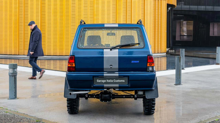 La Fiat Panda 4x4 avec une touche de Ferrari