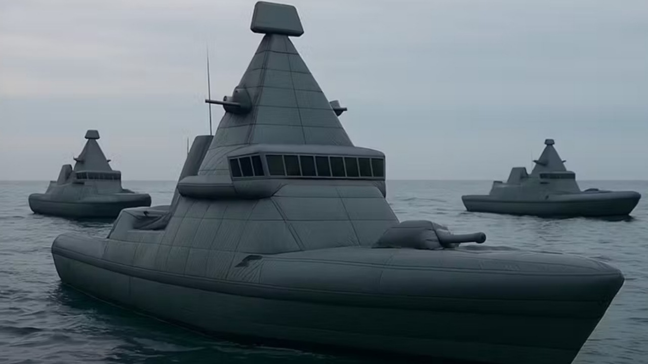 Den britiske kongelige marinen vil inkludere nye oppblåsbare krigsskip ...