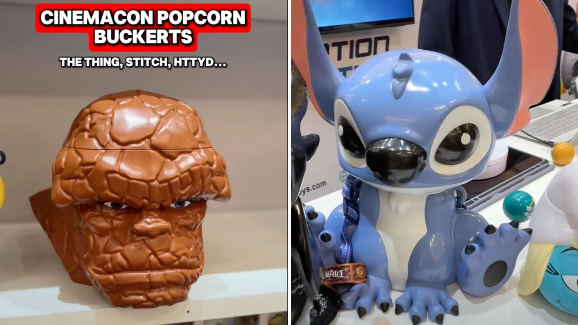 First Look at Fantastic Four: First Steps and Stitch Popcorn Buckets