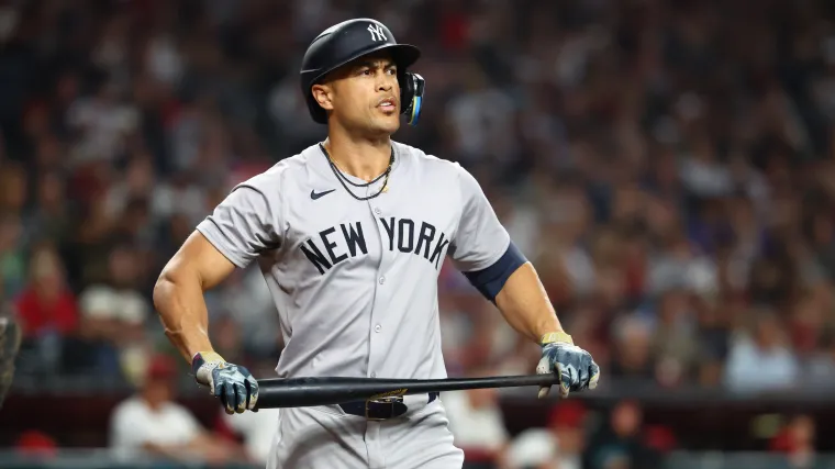Yankees' Giancarlo Stanton could return with 'bowling pin' rather than ...