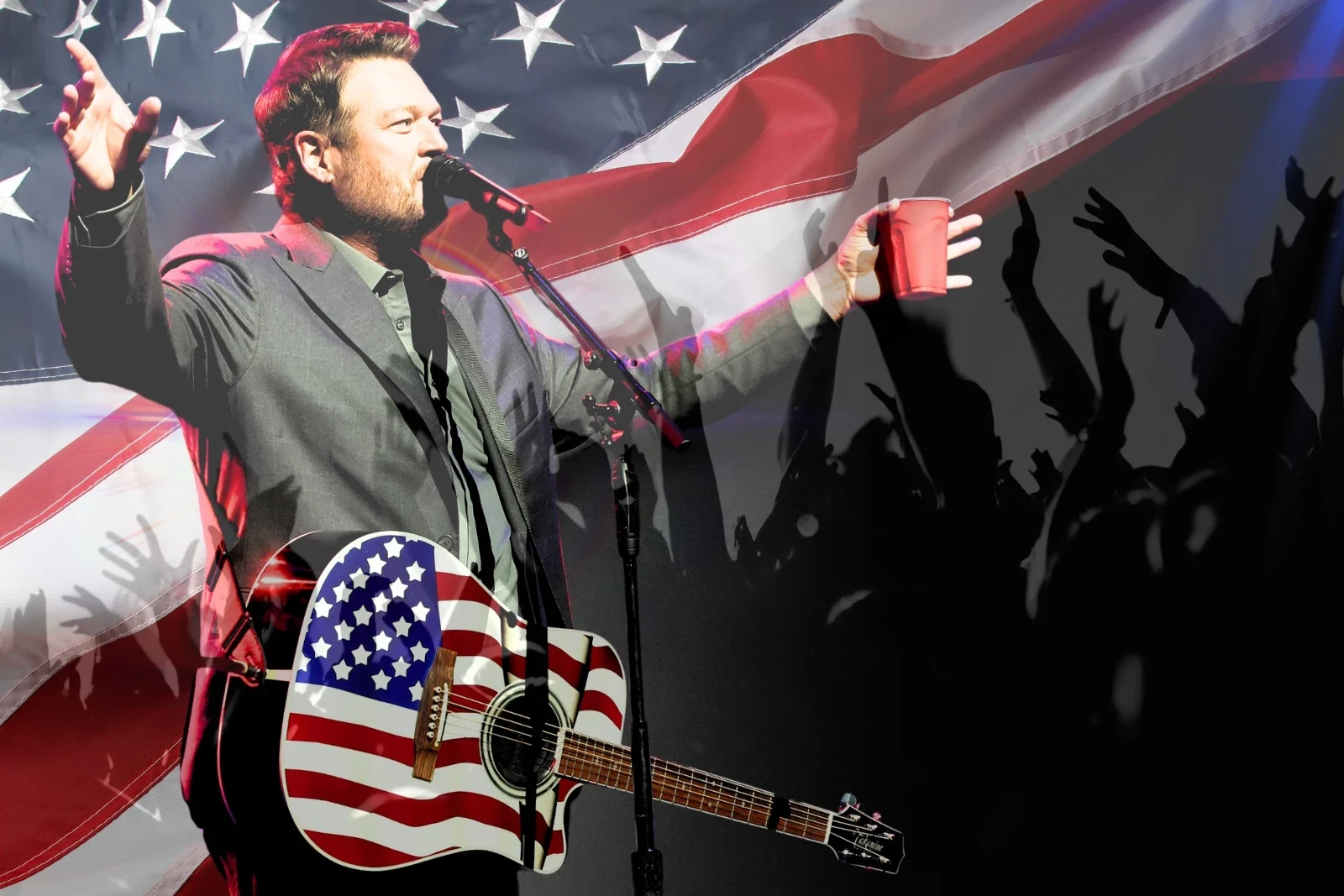 Blake Shelton Crashes Country Newcomer’s Set So They Can Sing a George ...