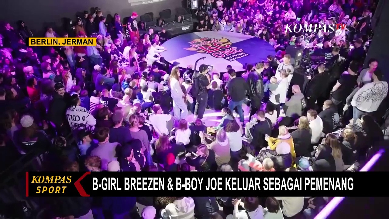 Turnamen Break Dance 2025 di Berlin Jerman, B-Girl Breezen dan B-Boy ...