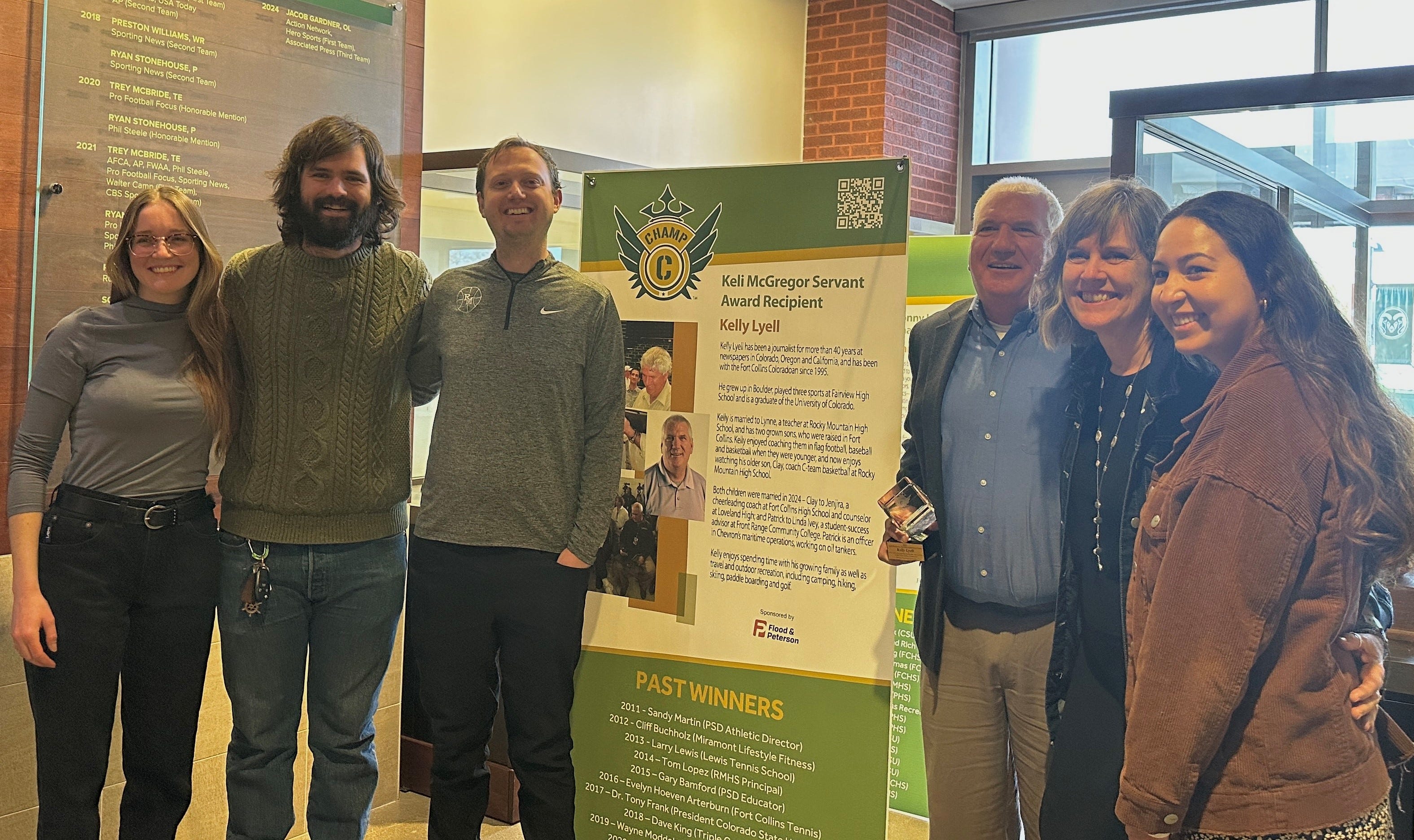 Coloradoan reporter Kelly Lyell receives CHAMP's Keli McGregor award