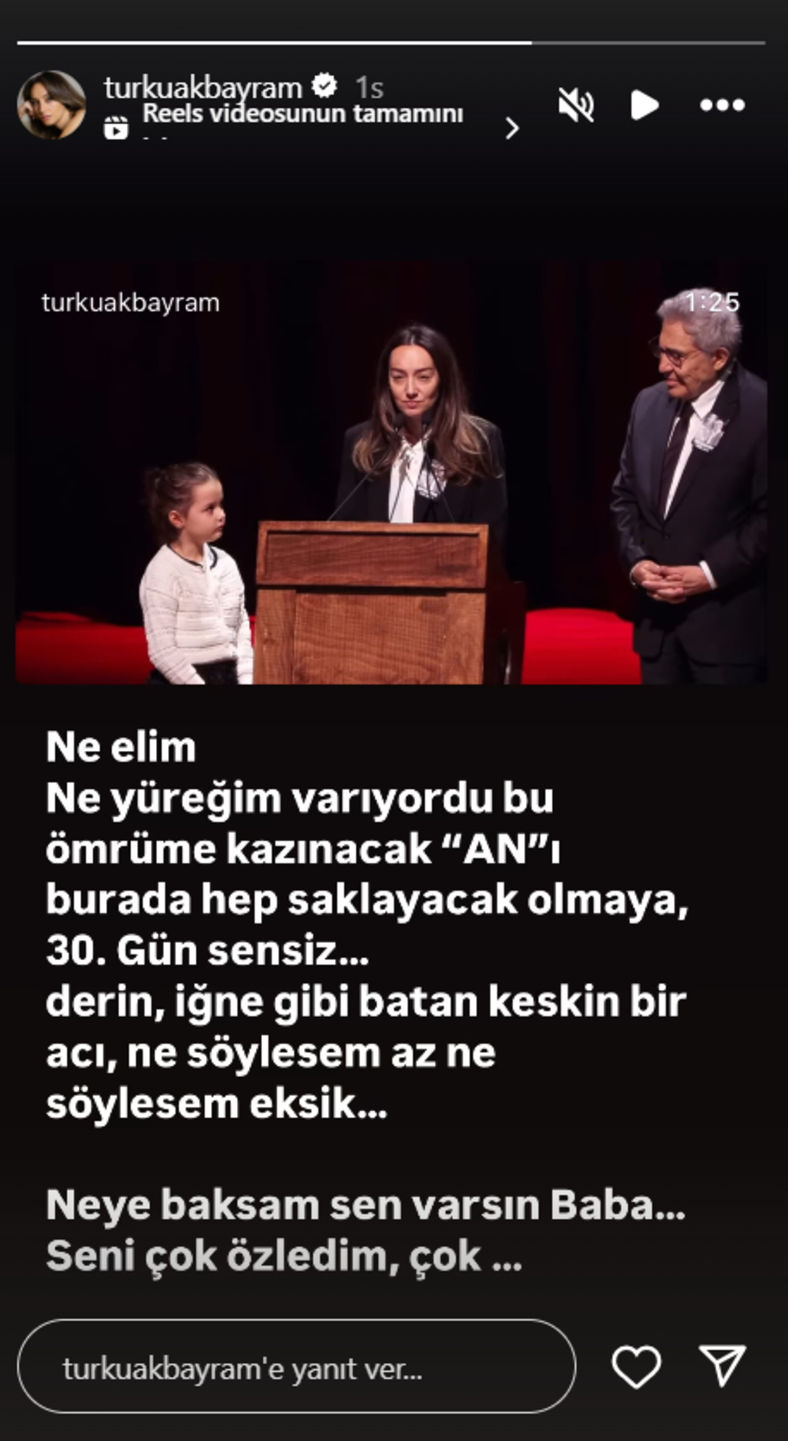 "Neye baksam sen varsın Baba"