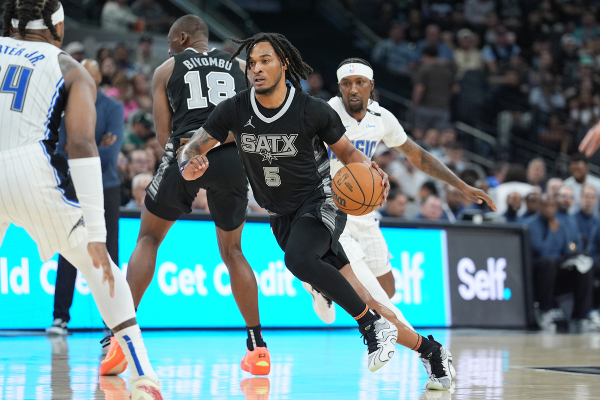 Spurs' Stephon Castle Details Defensive Success Against NBA Star