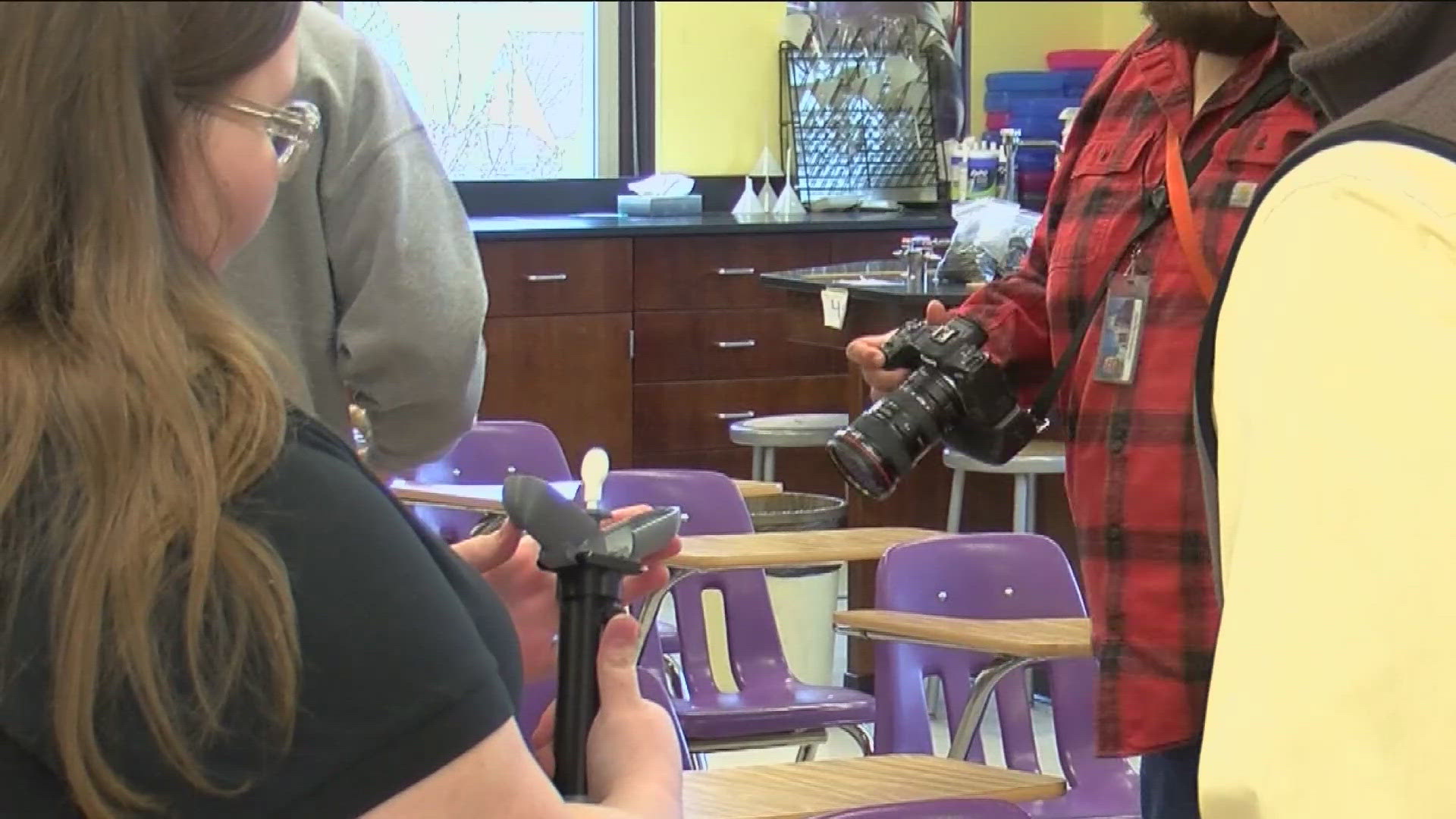 Waite High School students design prototype for NASA