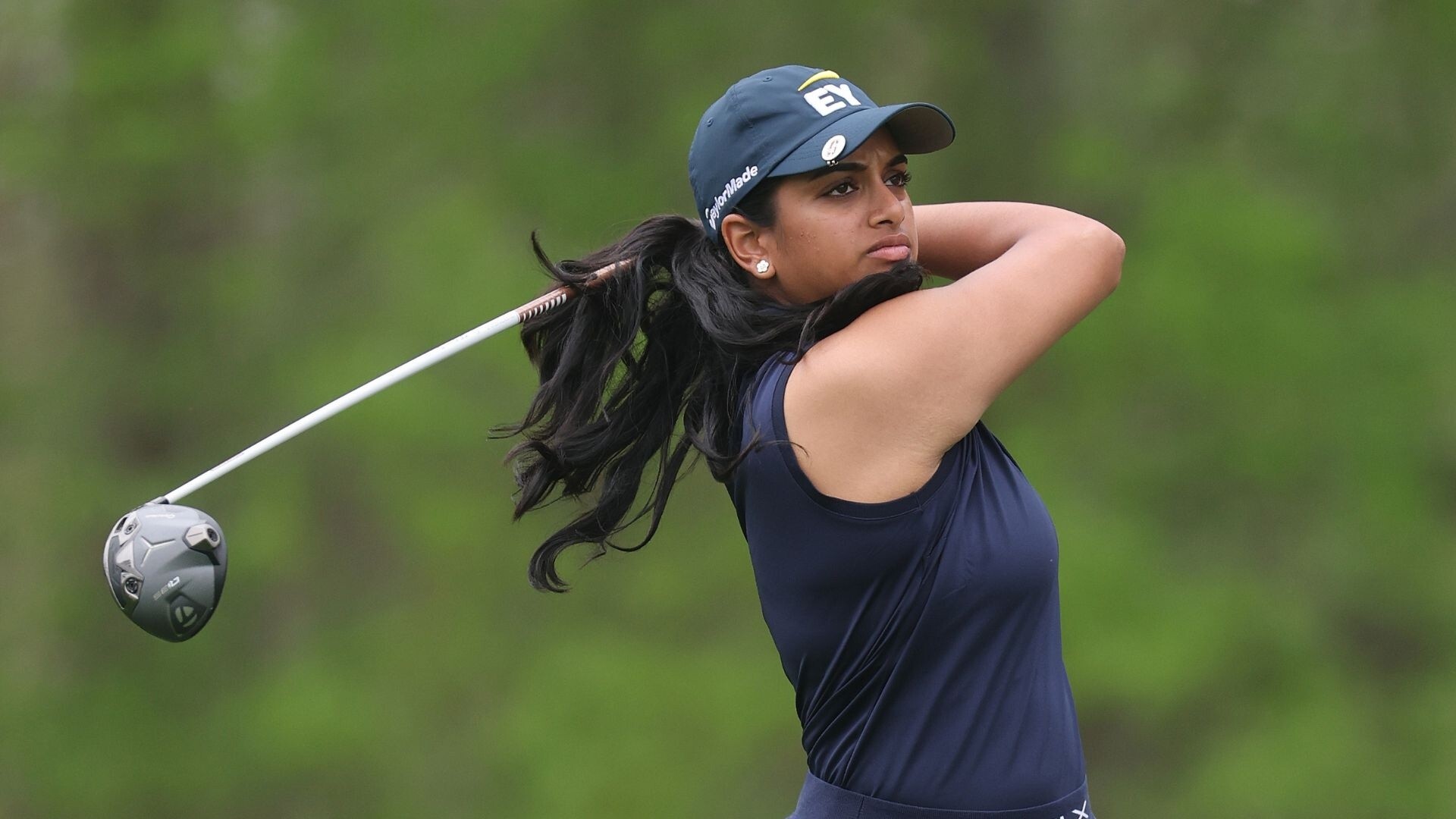 Megha Ganne sets record with a 63 to lead Lottie Woad at Augusta National Women’s Amateur