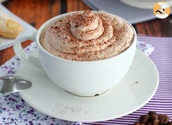 Iced cappuccino, a delicious coffee dessert