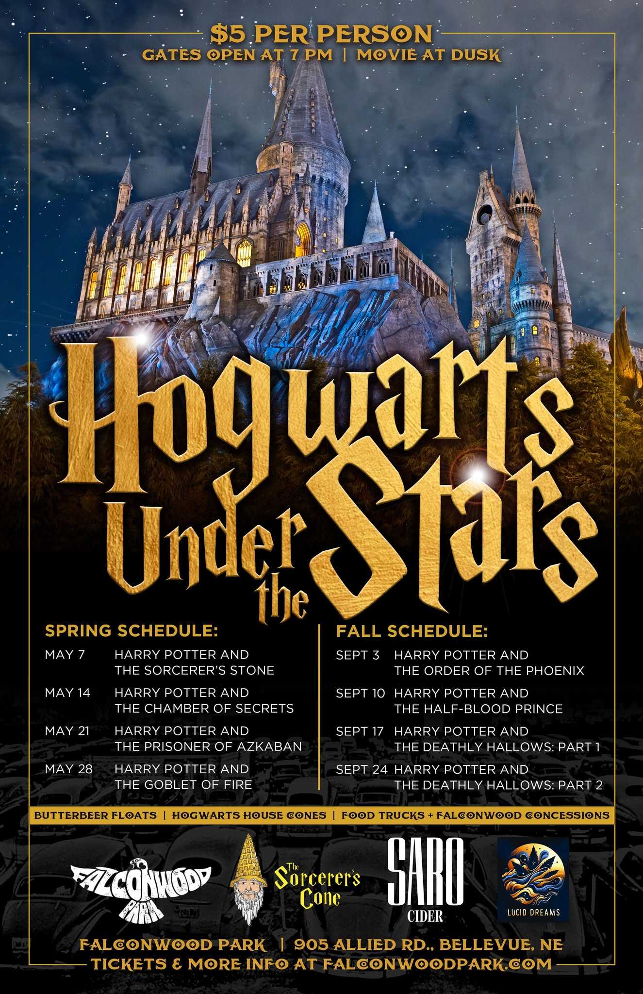 'Hogwarts Under the Stars' Bellevue park hosts Harry Potter outdoor ...
