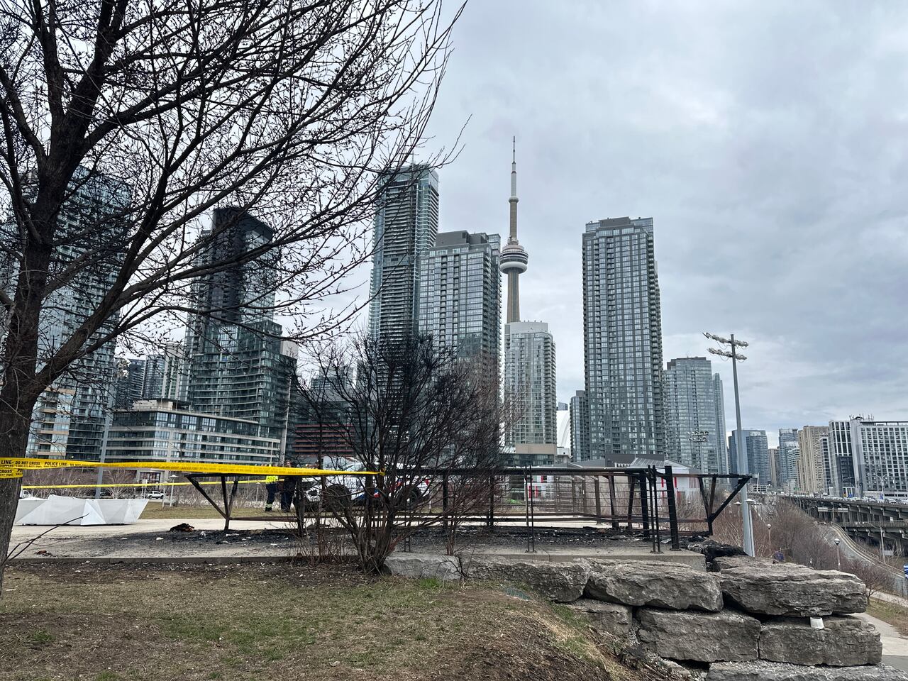 Iconic Toronto red canoe sculpture destroyed in fire