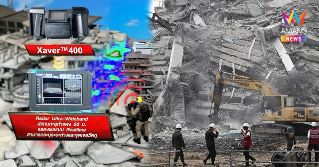 Xaver-400 เทคโนโลยีเพื่อภารกิจทางทหาร สู่เครื่องมือช่วยชีวิตคน