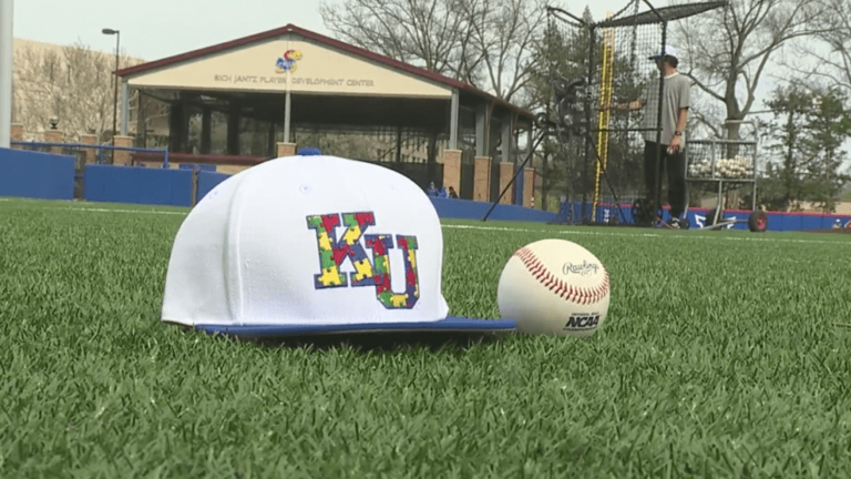 Jayhawks baseball sees resurgence as Autism awareness inspires team