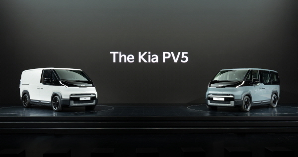 [서울모빌리티쇼] 기아, ‘PV5’ 공개…LG전자 협업 콘셉트카도 선봬