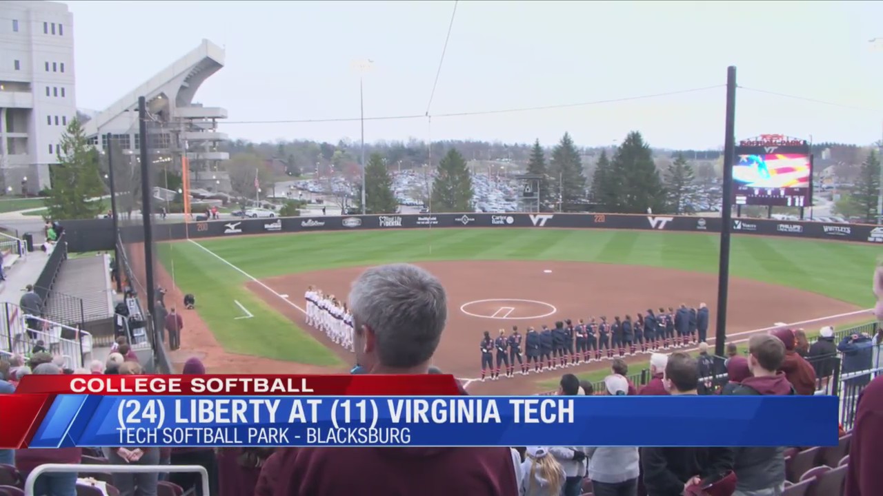 College Softball : (24) Liberty at (11) Virginia Tech