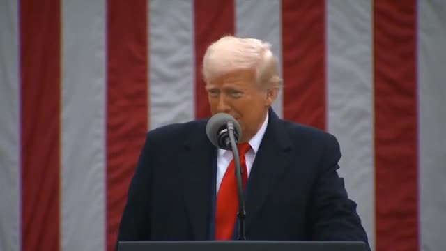 Trump doesn’t spot JD Vance sitting in front of him during ‘Liberation ...