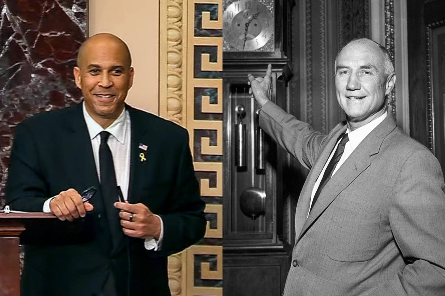 Booker's Senate record broke Thurmond's plea to 'go down fighting ...