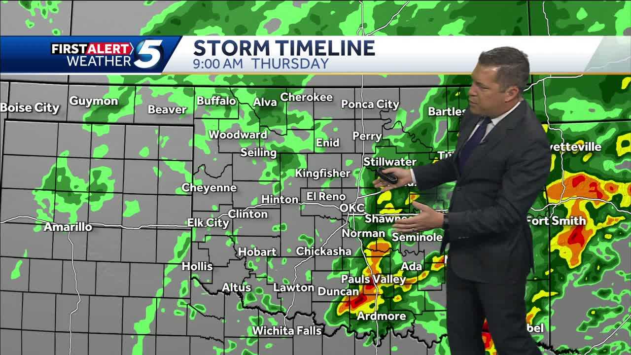 TIMELINE: Parts of Oklahoma could see severe weather this week
