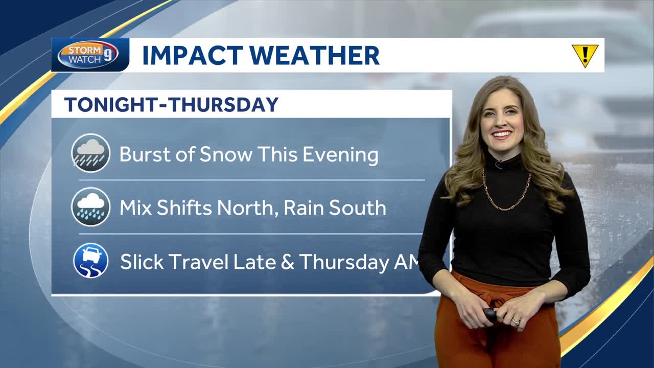 Video: Messy weather overnight