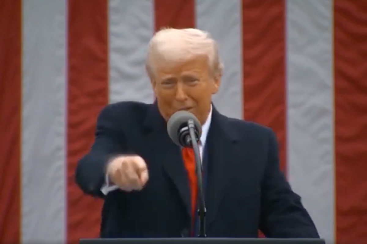 Trump doesn’t spot JD Vance sitting in front of him during ‘Liberation ...