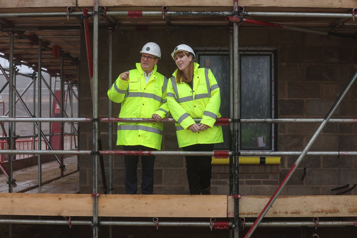 Starmer and Rayner launch local election campaign as Labour talks up NHS