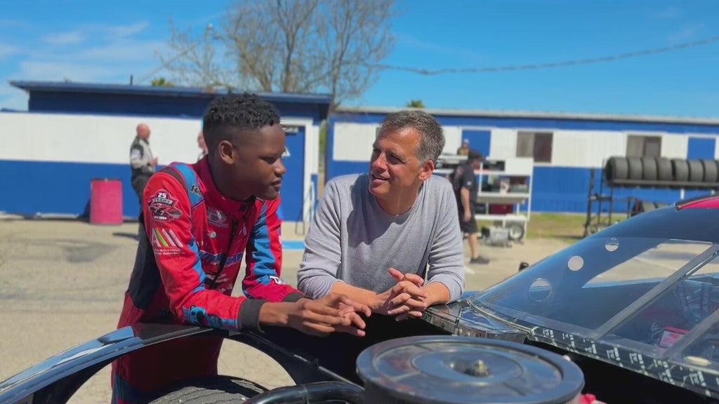 California auto racing prodigy uses car to help kids with autism