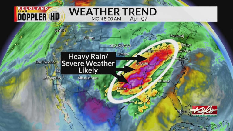 Severe weather frequency above-average so far