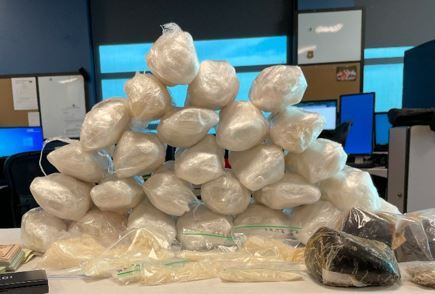 Oklahoma Bureau of Narcotics team up with LPD for large scale meth seizure
