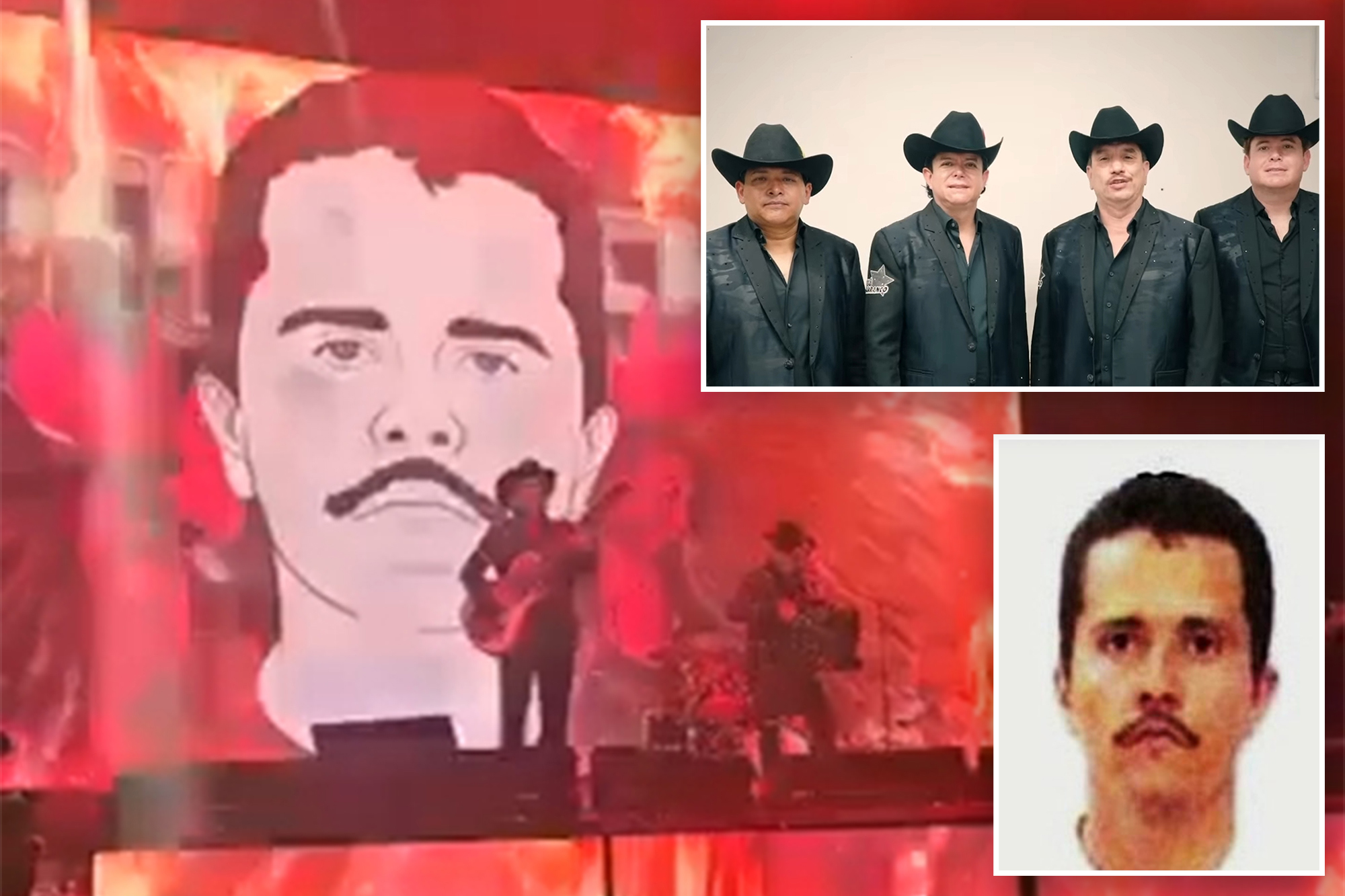 Members of Mexican band that shared artwork ‘glorifying’ drug cartel ...