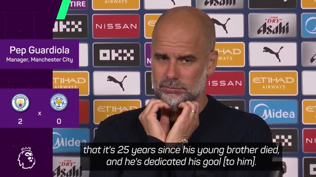 Guardiola praises 'incredible' Grealish after emotional goal