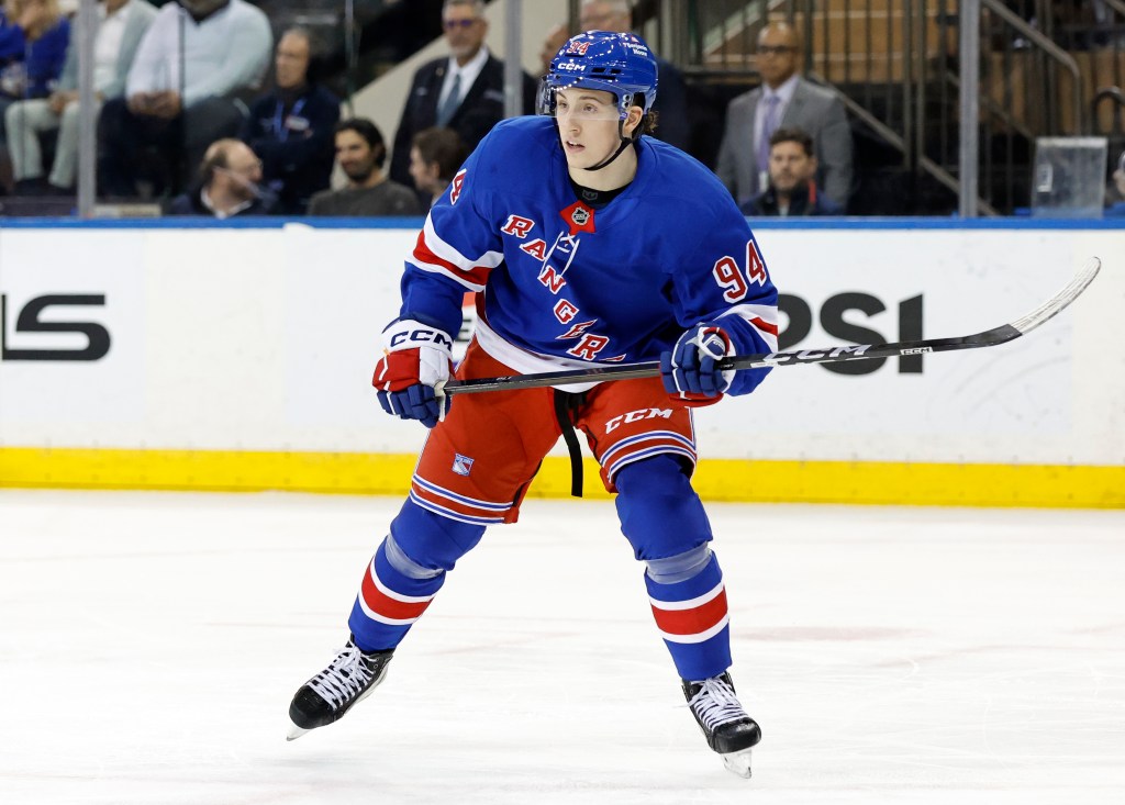 Boston College ex-mates attend Gabe Perreault’s Rangers debut