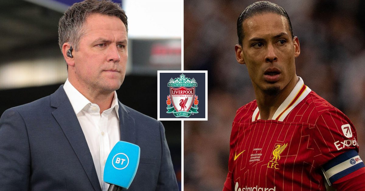 Van Dijk shocked by Michael Owen question in testy interview after ...
