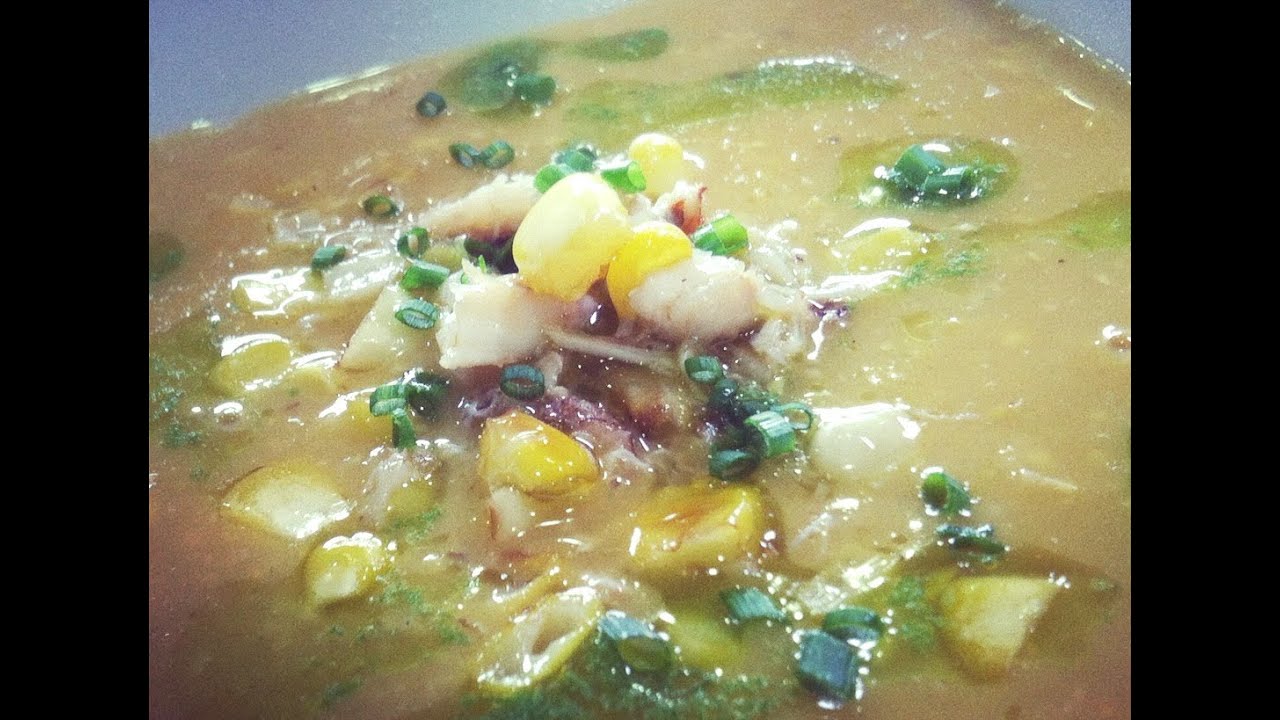 Sweet Corn Soup with Crab