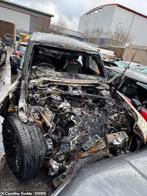 Family feared for their lives when Land Rover burst into flames